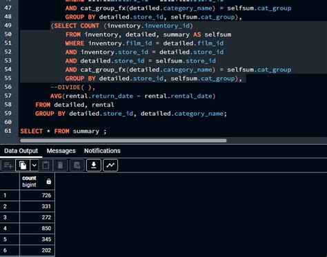 Sql Selectcount Statement Works Alone But Doesnt Work In The