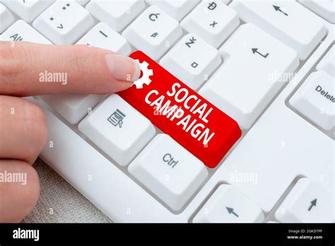 Handwriting Text Social Campaign Business Overview Use Social Media Platform To Improve Brand