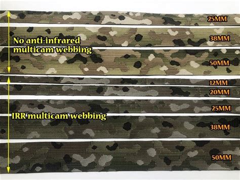 Custom Multicam Jacquard Woven Webbing Strap Manufacturers And Suppliers Free Sample In Stock