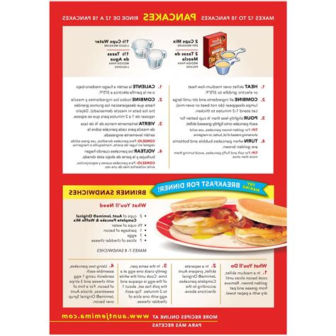 Pancake Recipe Aunt Jemima Box At Qiana Flowers Blog