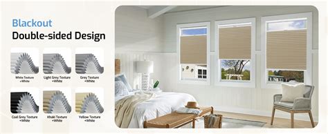 Grandekor No Drill Top Down Bottom Up Cellular Shades For