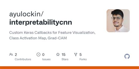 Github Ayulockininterpretabilitycnn Custom Keras Callbacks For Feature Visualization Class