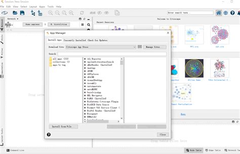 Cytoscape 40版本没有app Manager，如何安装app插件 王进的个人网站