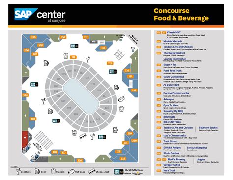 Venue Maps Sap Center