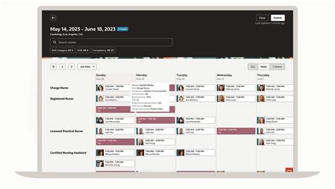 Workforce Scheduling Oracle