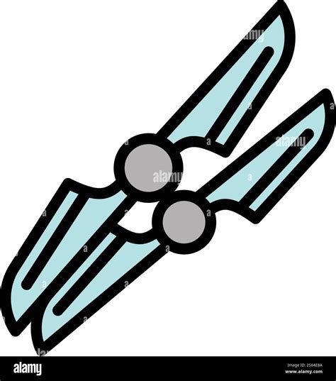 Plastic Propeller Icon Outline Plastic Propeller Vector Icon For Web