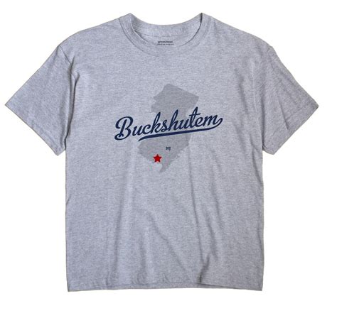 Map Of Buckshutem Nj New Jersey