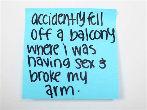 Sticky Note Confessions New Yorkers Share The Craziest Things They Ve Been Told After Sex
