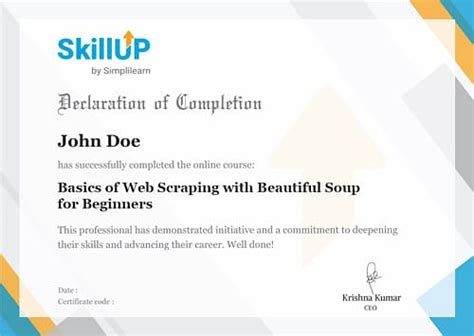 Free Online Course To Learn Web Scraping In Python Beautifulsoup By