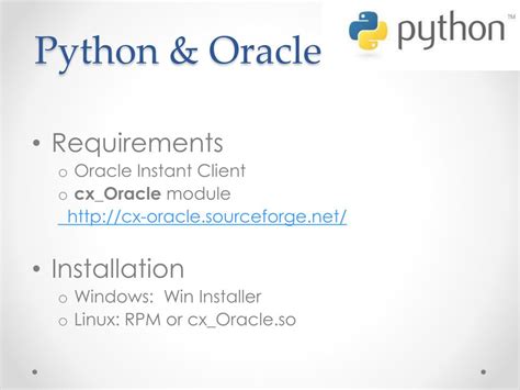 PPT Python Oracle PowerPoint Presentation Free Download ID 2490806