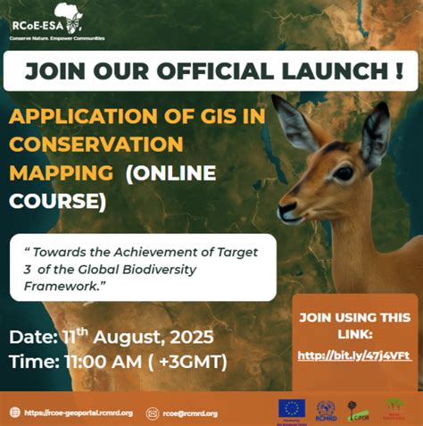 Official Launch Application Of Gis In Conservation Mapping Rcoe Community
