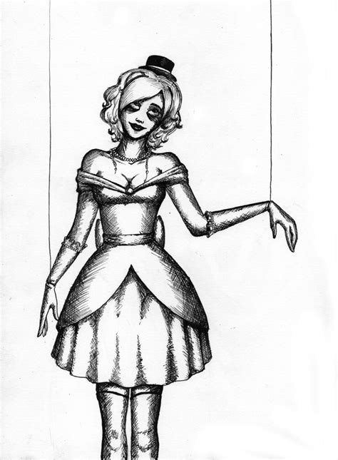 Marionette Puppet Drawing