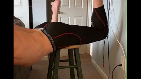 Stretching On Stool In Workout Pants Myofascial Pelvic Tension Release Xxx Mobile Porno Videos
