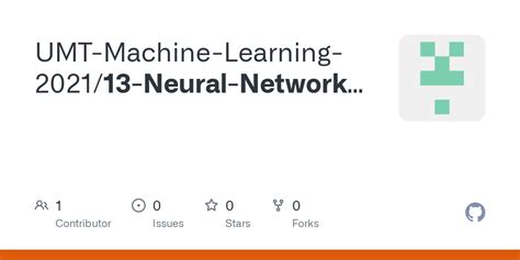 GitHub UMT Machine Learning Neural Network Viz
