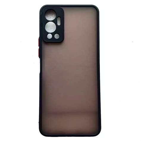 [ ส่งจากไทย ] Case Infinix Hot 12 เคสกันกระแทก ปุ่มสีผิวด้าน ขอบนิ่มหลังแข็ง เคสโทรศัพท์ อิน