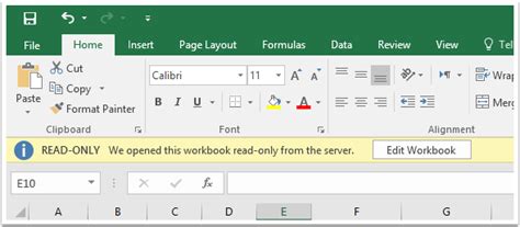 Excel Opens In Read Only Mode Qlerowidget