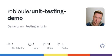 Github Roblouie Unit Testing Demo Demo Of Unit Testing In Ionic