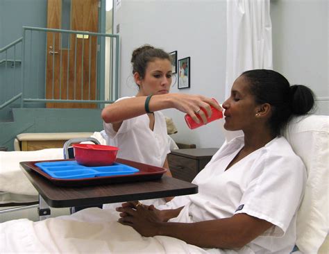 Feeding Patient Certified Nursing Assistant Cna Class Flickr