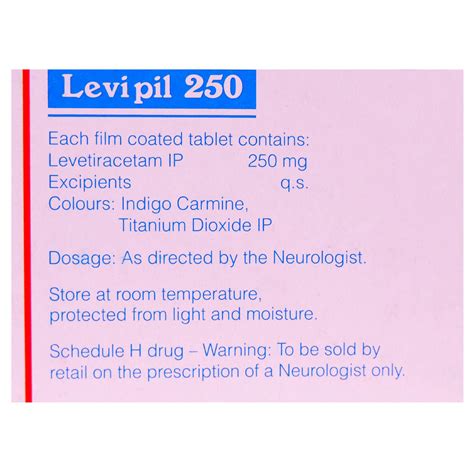 Levipil 250 Tablet 10s Price Uses Side Effects Composition Apollo