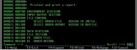 Develop And Run A Cobol Program To Produce A Simple