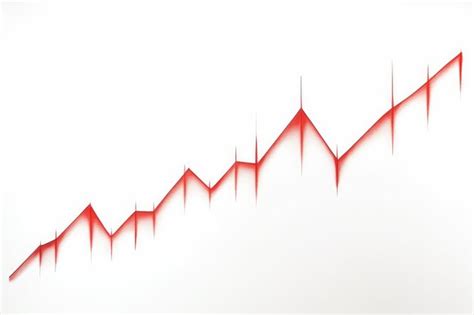 Premium Photo Red Business Data Graph