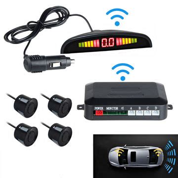 China Parking Sensor Kit Ultrasonic Proximity Detectors Reverse Car Parking Sensor With LED
