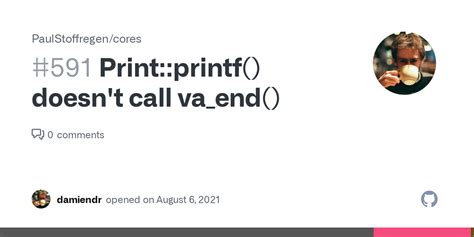 print printf doesn t call va end · issue 591 · paulstoffregen cores · github