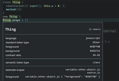 Vs Code How To Use A Semantic Token In Color Theme Stack Overflow