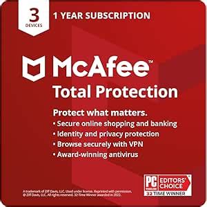 Mcafee Total Protection 3 Device Antivirus Internet