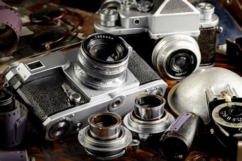 premium photo a camera and other objects including a camera