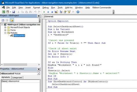 Ribbon Navigation Menu Improve Your Report UX