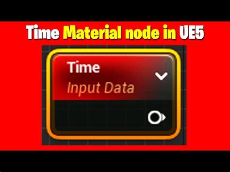 Time Material Node In UE5 Tutorial UE5 Material All Node Series YouTube