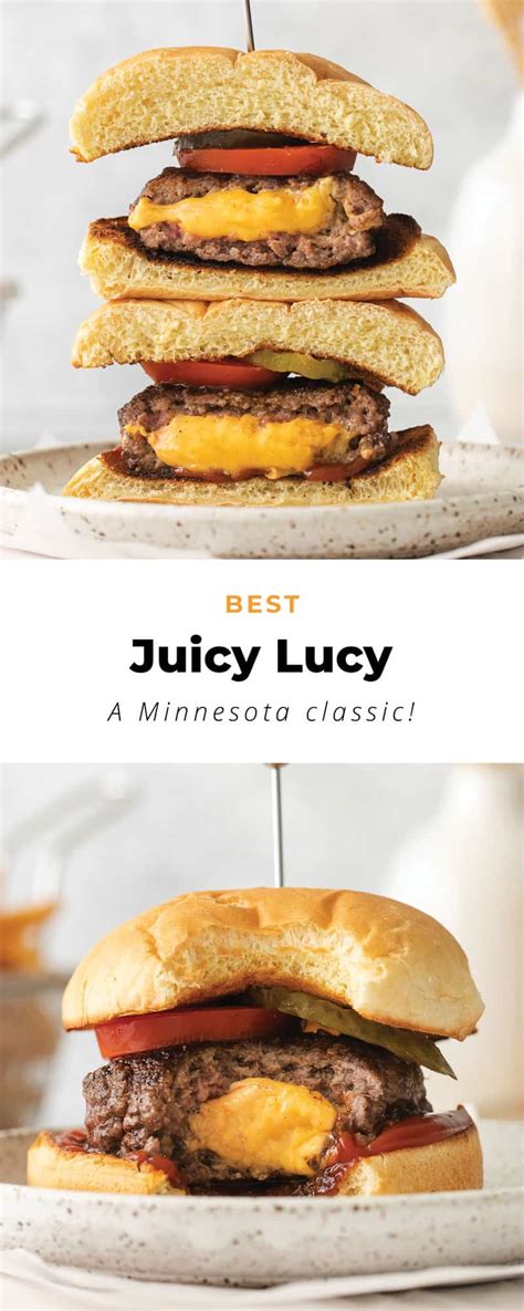 The Best Juicy Lucy Burgers The Cheese Knees