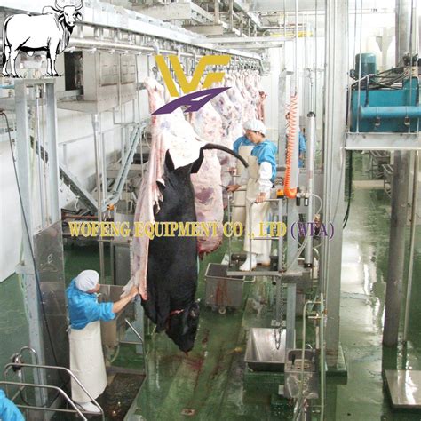 Halal Slaughterhouse Cattle Abattoir Equipment Carcass Hanging Convey