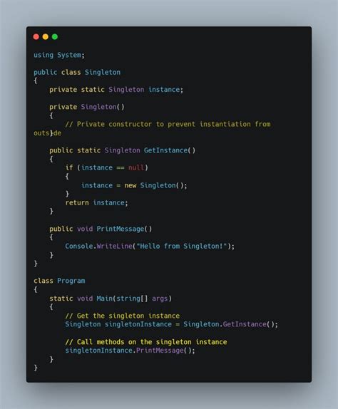 farhan awan on linkedin softwareengineering designpatterns singletonpattern codingtips…