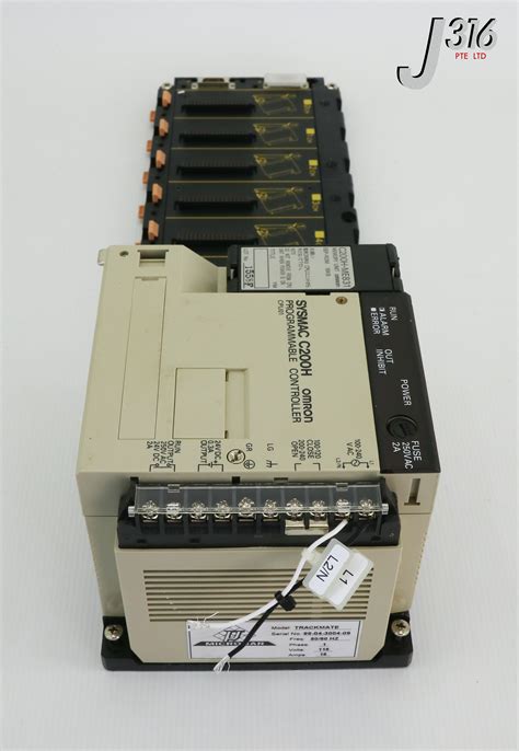 23240 Omron Sysmac C200h Programmable Controller W Cpu Base Unit C200h Bc081 V2 C200h Cpu01 E