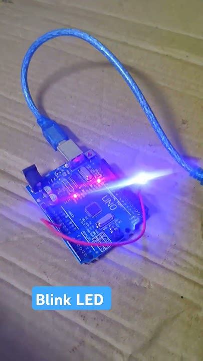 Blinking Led Arduino Uno Board Youtube