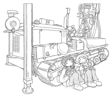 Chito Yuuri And Nuko Shoujo Shuumatsu Ryokou Drawn By Birdweon