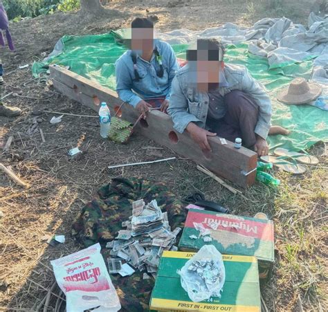 သပိတ်ကျင်းတွင် စစ်တပ်ကို ဆက်ကြေးပေးပြီး မူးယစ်ဆေးဝါး ရောင်းချနေသူ ၂ ဦးကို Pdf တပ်ဖွဲ့က ဖမ်းဆီး