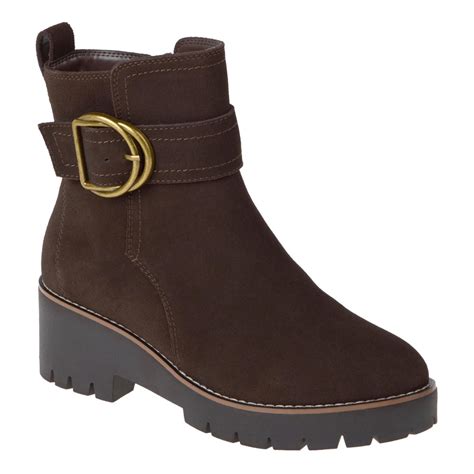Blondo Dagger Leather Lug Boot With Waterproof Sole Seam Hsn