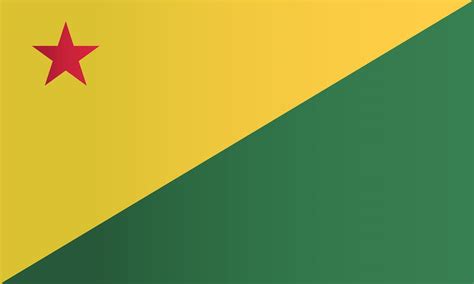 Flag Of Acre State Of Brazil Bandeira Oficial Do Acre 51977683 Vector