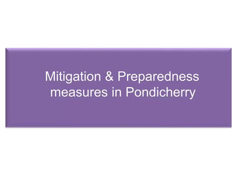 Disaster Preparedness And Mitigation Pptx
