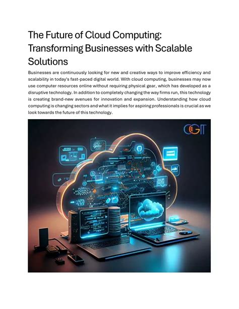 Ppt Cgitthe Future Of Cloud Computing Transforming Businessesjambu Powerpoint Presentation