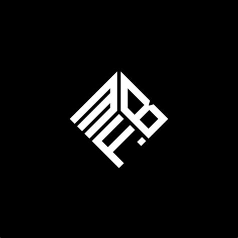 Mfb Letter Logo Design On Black Background Mfb Creative Initials