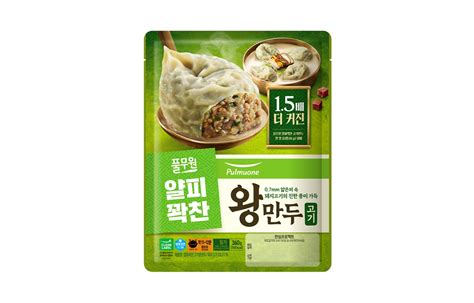 혁신적 얇은 피에 만두소 가득풀무원 얄피꽉찬 고기왕만두 출시 뉴스1