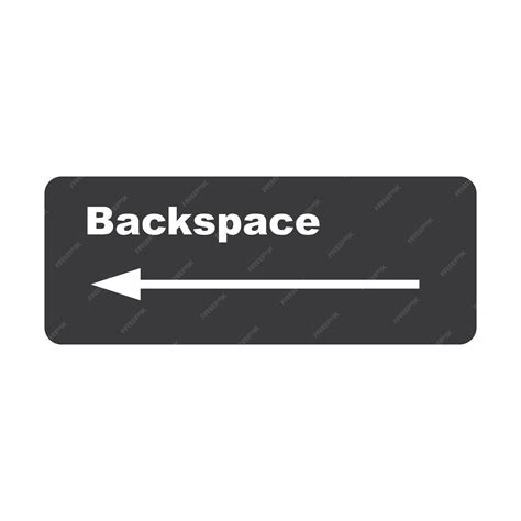 Premium Vector Backspace Button Icon Vector Illustration Symbol Design