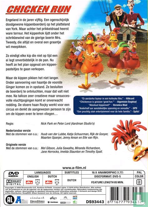 Chicken Run Dvd Cover