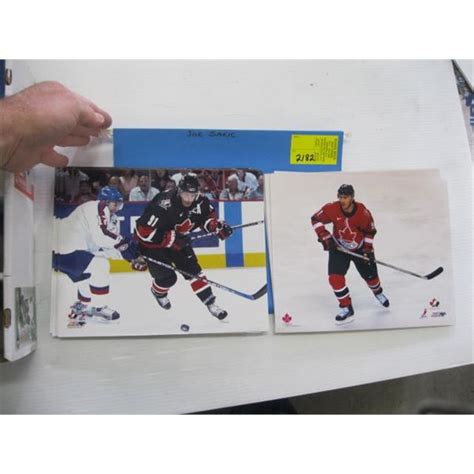 File Of Unsigned Joe Sakic Photos Dodds Auction