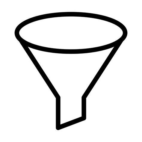 Funnel Icon Design 19506613 Vector Art At Vecteezy