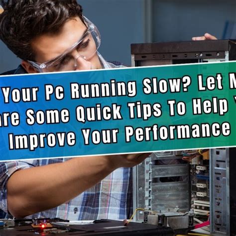 Is Your Pc Running Slow Let Me Share Some Quick Tips To Help You